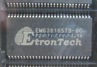 存储器 EM638165TS-6G  ETRON  TSOP54全新原厂原装现货 假一赔十