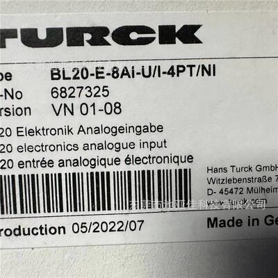 BL20-E-8AI-UI-4PTNI 图尔克模块议价