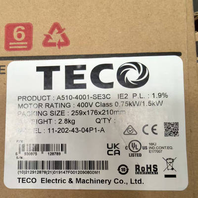 TECO库存型号T310-4005-H3C-E A510-4001-SE3C T310-2003-HC-E