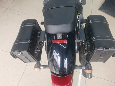 力帆改装配件250-H K V16 V16Plus 快拆边包 皮革边箱 保险杠