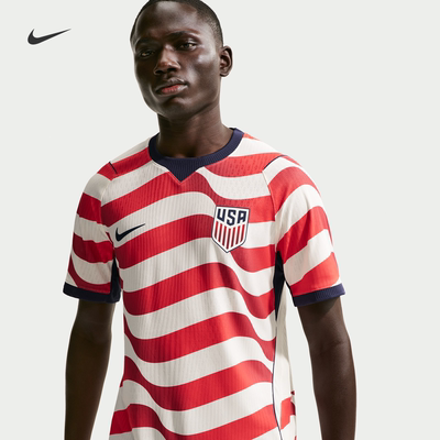 Nike耐克美国队透气男子足球球衣