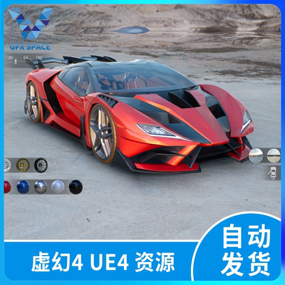 ue5虚幻5 Car Configurator Template汽车跑车可视化配置模板蓝图