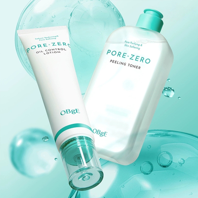 韩国直邮OBgE零毛孔控油平衡乳液毛孔收缩皮脂平衡爽肤水控油保湿
