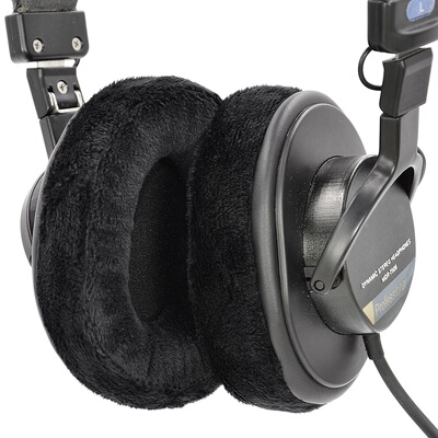 适用于索尼Sony MDR V6 V7 7506 CD900ST绒布耳罩记忆海绵耳套