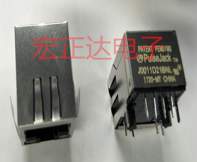 J0011D21BNL 网络变压器 RJ45网口带灯带滤波全新一个起拍