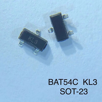 晶导微BAT54C丝印KL3肖特基管
