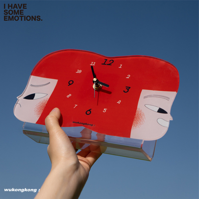 「情绪」系列亚克力钟表