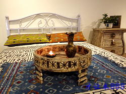 摩洛哥咖啡桌Chakki Table印度做旧仿旧矮茶台ins斗复古实木茶几