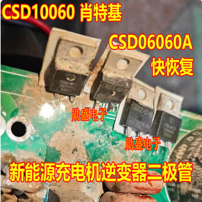 CSD10060 肖特基 CSD06060A 快恢复新能源充电机逆变器二极管拆机