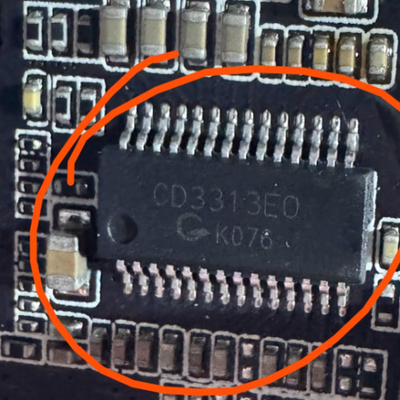 CD3313E0 CD3313EO 汽车飞歌音响功放音质处理器芯片