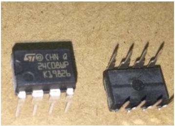 24C08 24C08WP 直插式汽车电脑板存储器芯片 DIP8