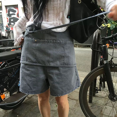 高腰简约时尚韩国代购休闲短裤