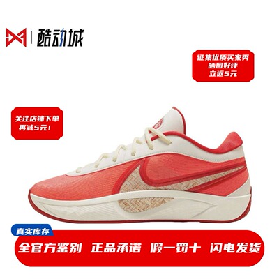 现货正品耐克字母哥6代篮球鞋