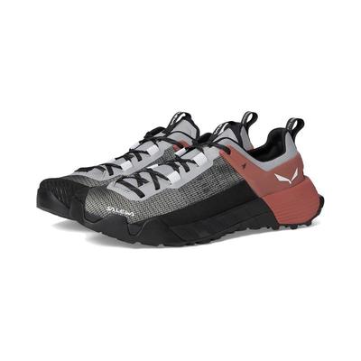 代购Salewa女士徒步鞋防水防滑缓震攀岩鞋低帮系带户外鞋