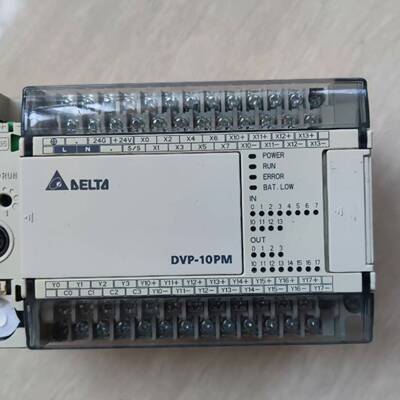 可议价PLC DVP10PM00M成色实物图，功能正常