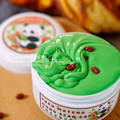 动物系列 噗噗抹茶绿豆糕油滑厚实木木史莱姆slime起泡胶儿童无毒