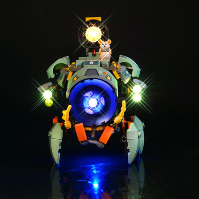 灯饰仓鼠破坏球积木拼装灯饰