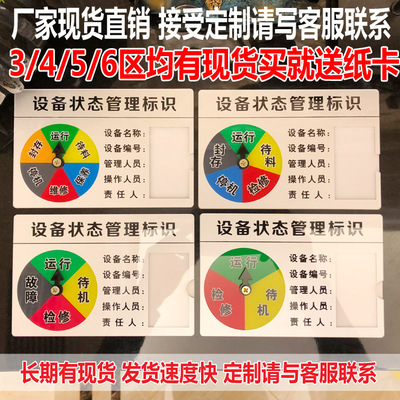 标识牌仪器机械插卡式设备状态
