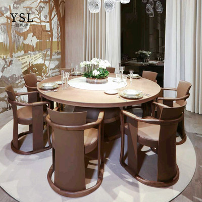 Ludovica圆形转盘餐桌老