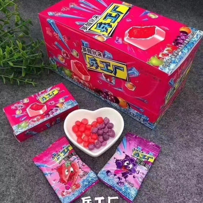 校园零食兵工厂爆酸果味软糖qq橡皮糖童年怀旧糖果超市同款16g
