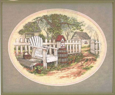 Dim35094 乡间度假村 十字绣 saga格式XSD重绘源文件图纸