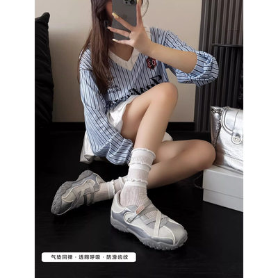 夏季厚底防滑透气玛丽珍德训女鞋