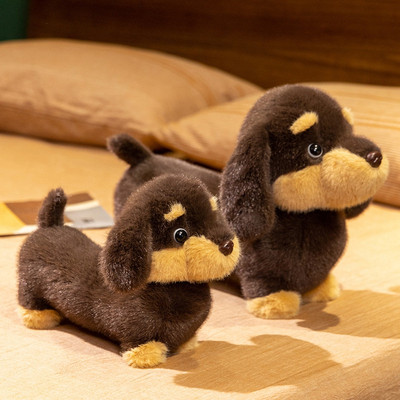 腊肠犬玩偶长条抱枕抱着睡觉公仔