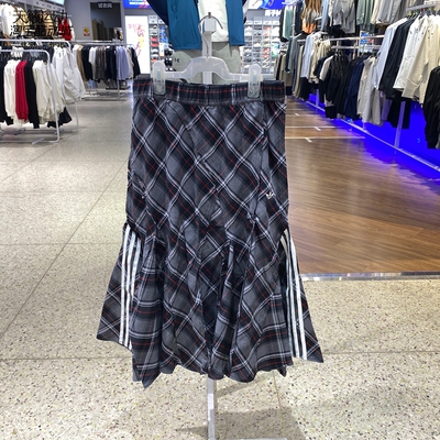 Adidas阿迪达斯三叶草女半身长裙