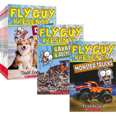 学乐苍蝇小子百科读物英文绘本 Scholastic Reader Level 2 Fly Guy Presents 6-8岁儿童课外英语科普读物分级阅读绘本