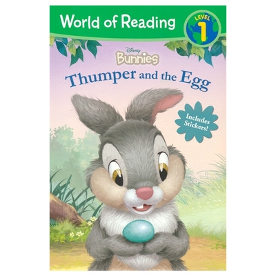 World of Reading L1 Disney Bunnies Thumper and the Egg 迪士尼阅读世界分级读物1级 兔子桑普和蛋 英文原版进口儿童图书