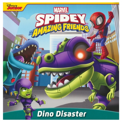 Spidey and His Amazing Friends Dino 漫威蜘蛛侠和他的神奇朋友们 恐龙灾难 故事绘本 英文原版进口儿童图书