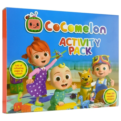 Cocomelon Activity Pack 可可瓜瓜活动书3册合集 儿童艺术启蒙 涂色贴纸书 英文原版进口图书