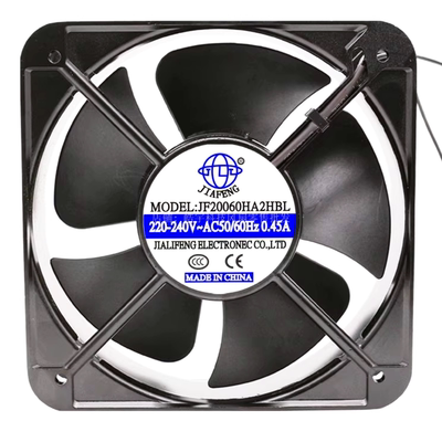 全新 JIAFENG JF20060HA2HBL 220V 0.45A 20CM 轴流风机 散热风扇