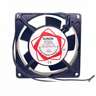 全新建准SUNON 3092HBL 9.2CM厘米 9225 380V 0.06A 机柜散热风扇