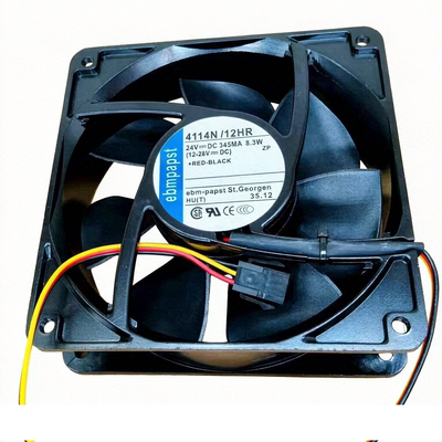 ebmpapst 全新4114N /12HR 24V 8.3W 12CM厘米 12038 3线散热风扇
