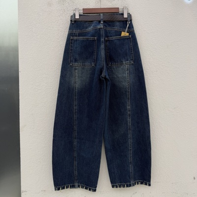 2026秋款N FASHION JEANS韩酷莱5564牛仔裤女高腰磨破弯刀裤长裤
