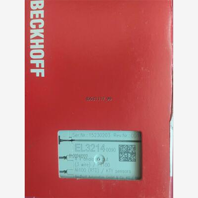 现货倍福BECKHOFF模块EL3214-0090 全新原装未拆议价