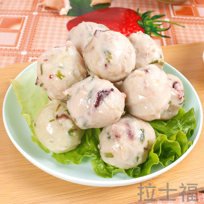 章鱼丸拉士福5斤装商用 火锅丸子丸子速冻鱼丸鱼滑餐饮食材烧烤