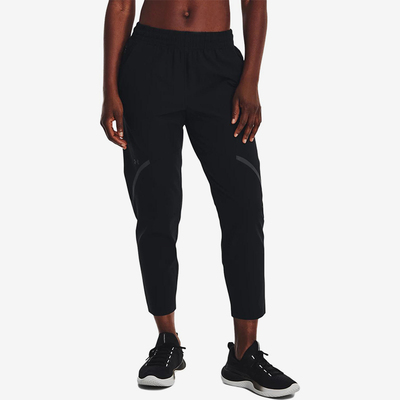 安德玛女士宽松梭织运动长裤