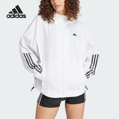 Adidas/阿迪达斯女运动连帽夹克