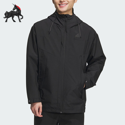 ESCAPE阿迪达斯正品男士连帽外套