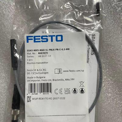 FESTO 位置变送器 SDAS-MHS-M40-1L-PNLK-PN-E-03-M8 8063974