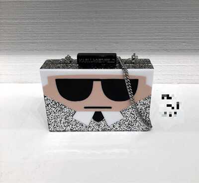 【意大利正品代购】Karl Lagerfeld老佛爷小链条包 尺寸17x11x4,5