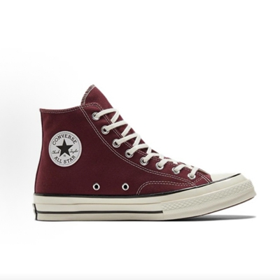 CONVERSE匡威1970s复古耐磨透气高帮帆布鞋深紫红色A01448C