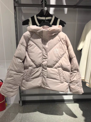 安踏女外套2025冬季新款连帽宽松复古保暖运动羽绒服162548903N