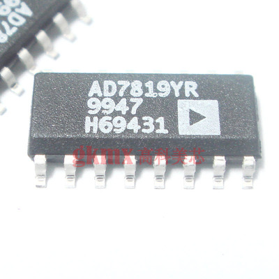 IC集成电路AD7819YR SOP16 3.9MM 模数转换器 38元/PCS