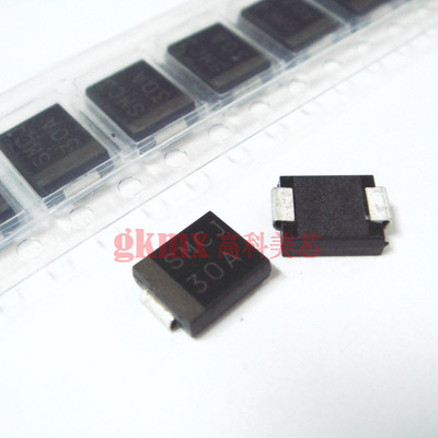 高科美芯 瞬变二极管SMCJ30A(单向抑制器 SMC型)特价10个14元
