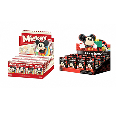 正版POPMART泡泡玛特迪士尼周年米奇童心好奇无界盲盒系列手办潮