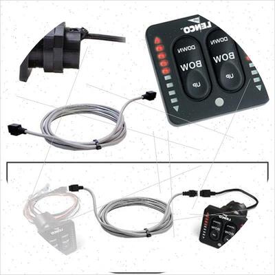 议价Lenco Marine Led Flybridge 钥匙垫 带 20 英尺屏蔽线束 适