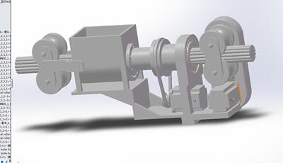 高空固定缆道除垢清理装置设计2D图机械CAD图纸